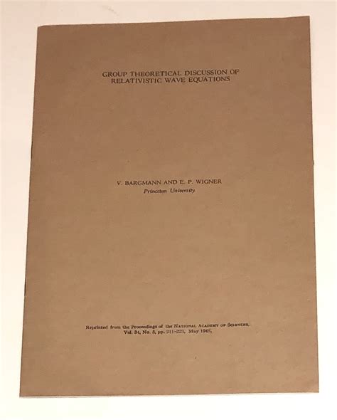 Group Theoretical Discussion Of Relativistic Wave Equations Offprint