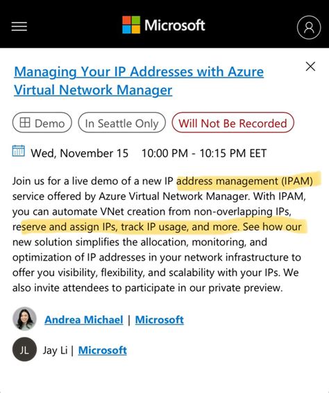 Msignite Ipam Azure George Markou
