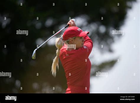 Daniela Holmqvist Of Sweden Plays During The Final Round Of The Shoprite Lpga Classic Golf