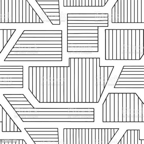 다른 기하학적 형태와 기하학적 벡터 완벽 한 패턴입니다 스트라이프 사각 삼각형 사각형입니다 현대 테크노 최소한의 디자인입니다