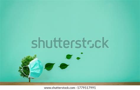 Concept Tree Wearing Mask Protect Environment Stock Photo 1779517991 Shutterstock