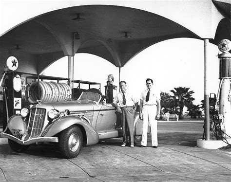 What Gas Stations Looked Like Through The Lens Of The Past Century