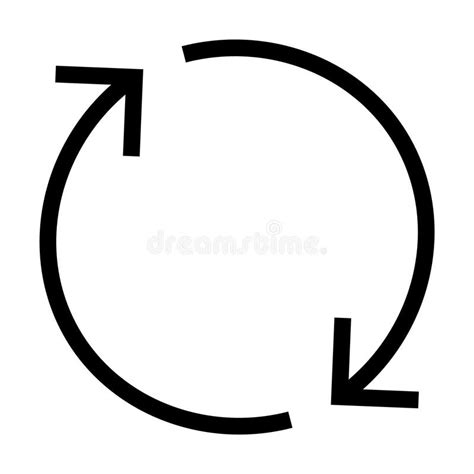 Circular Arrows Representing Continuous Cycle Or Process Stock Illustration Illustration Of