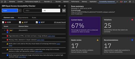 ibm equal access browser extension review automated accessibility