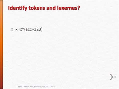 Lexical Analysis Compiler Design Pptx Programming Languages