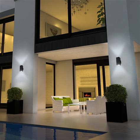 Умен Led аплик за градина Tuni Light Sense