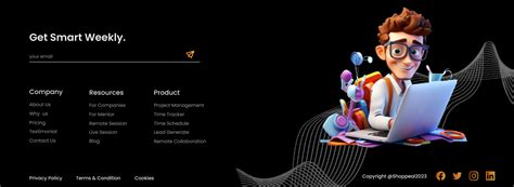 Creative Footer Design Ideas For Websites On Behance