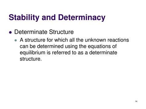 Ppt Determinacy And Stability Of Structures Powerpoint Presentation