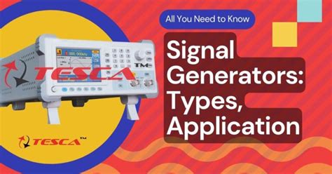 Types Of Signal Generators And Applications Block Diagram