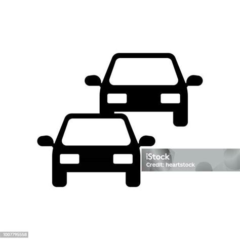 라인 아이콘 벡터 아이콘에서 두 자동차입니다 간단한 요소 그림입니다 라인에서 두 자동차 심볼 디자인 웹 및 모바일 사용할 수 있습니다 0명에 대한 스톡 벡터 아트 및 기타