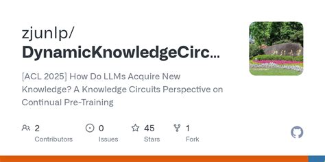 Github Zjunlpdynamicknowledgecircuits Acl 2025 How Do Llms