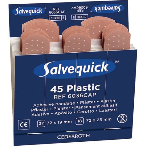 Salvequick Plaster Refills First Aid Morsafe Uk