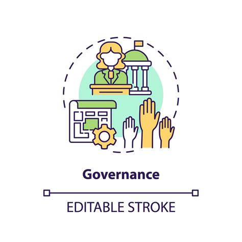 Governance Concept Icon Governing Body Community Board Homeowner