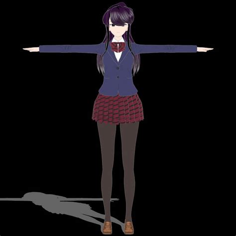 Komi Shouko 1 Mmd Pmx By Bak09 On Deviantart