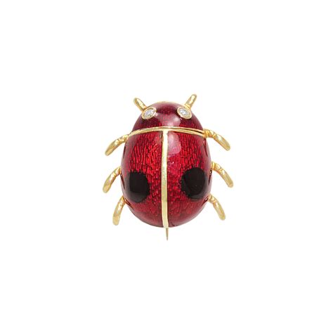 Ladybug Brooch Αλεξανδρίδης