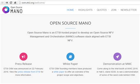 Mwc16 Open Source Mano Initiative Gets Underway Converge Digest