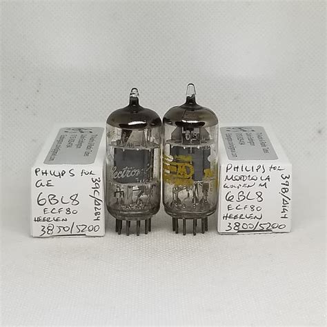 Amperex 6bl86ln8 Well Matched 12perfect Pair Wien Reverb
