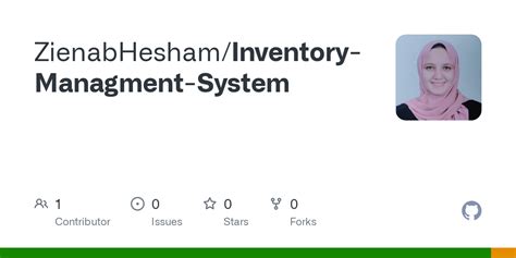 Github Zienabheshaminventory Managment System