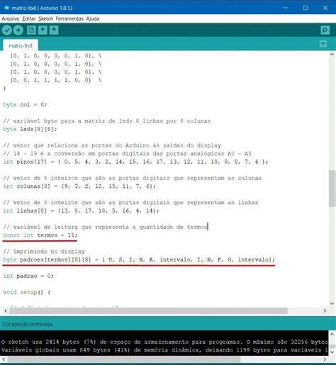 Projeto Arduino Matriz De Led X Letreiro Luminoso Blog UsinaInfo
