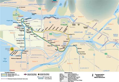 Greater Vancouver Area Map