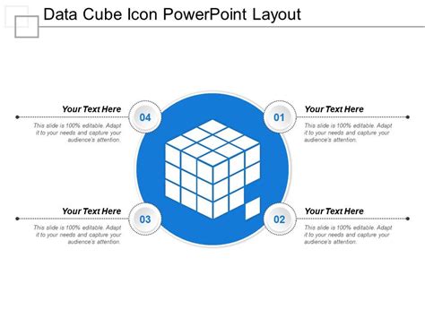 Data Cube Icon Powerpoint Layout Powerpoint Presentation Images