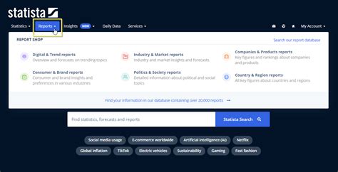 getting started reports statista
