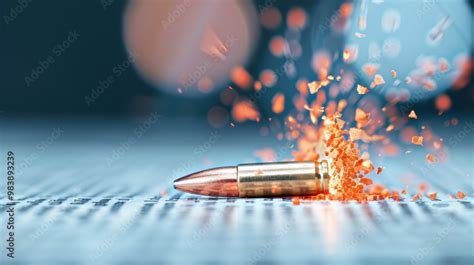 bullet passing through a newspaper an image of a bullet passing through a newspaper showcasing