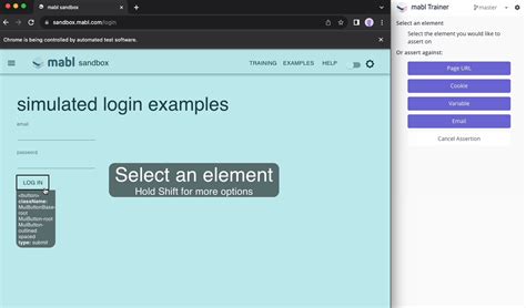 Element Assertions Mabl Help
