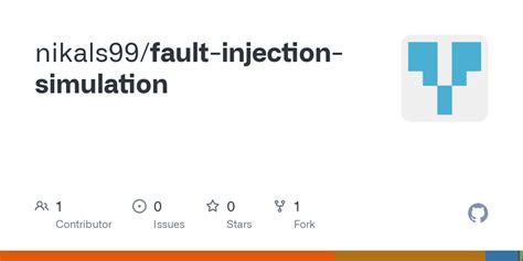 Github Nikals99fault Injection Simulation