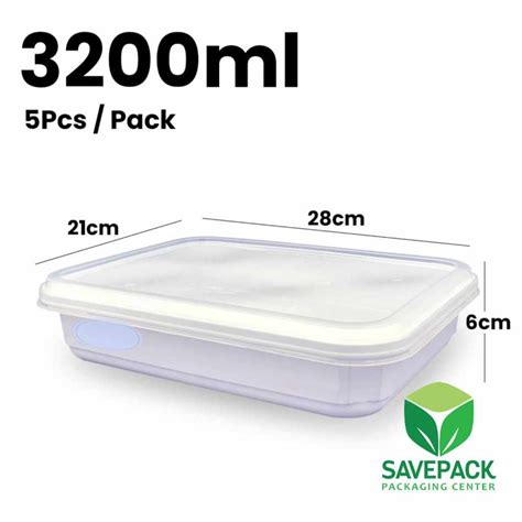 Trigem Re 3200ml Rectangle Micro Container [5pcs] Shopee Philippines