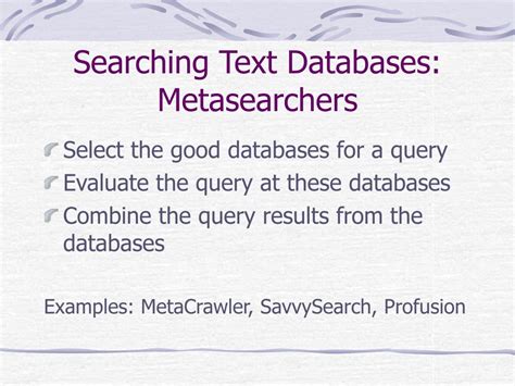 Ppt Automatic Classification Of Text Databases Through Query Probing