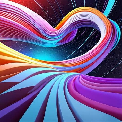 futuristic data stream background generative ai premium ai generated