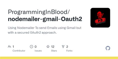 Github Programminginblood Nodemailer Gmail Oauth Using Nodemailer To Send Emails Using Gmail