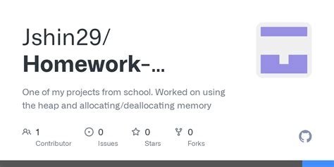 Github Jshin Homework Projects One Of My Projects From School Worked On Using The Heap And
