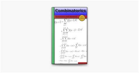 ‎combinatorics questions and answers on apple books