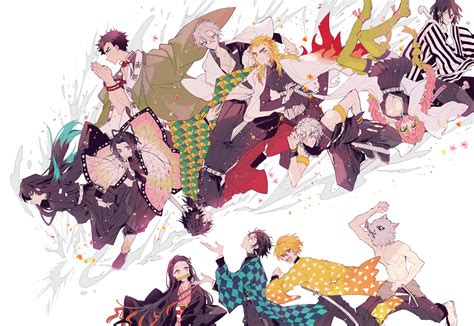 Demon Slayer Hashira Computer Wallpaper Slayer Hashira Wallpaperaccess