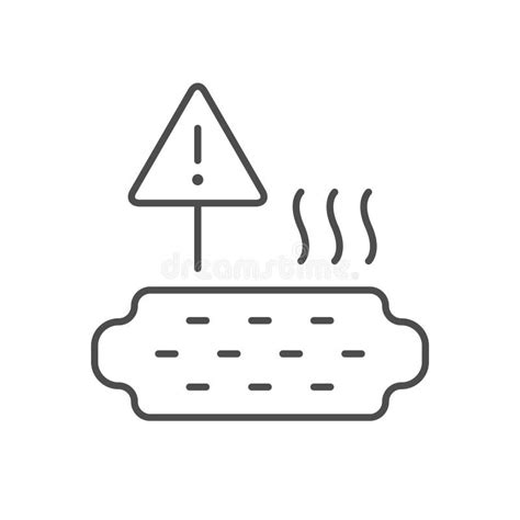 ícone Da Linha De Poluição Da água Tóxica Ilustração Do Vetor Ilustração De Terra Porcaria