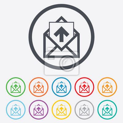 Mail Icon Envelope Symbol Outbox Message Sign Posters For The Wall Posters Outbox App