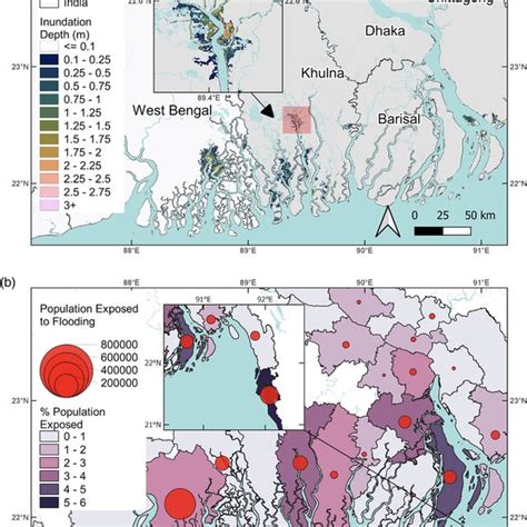 Flood Inundation And Exposure Maps Of Super Cyclone Amphan Landfall