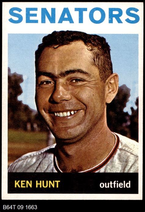 1964 Topps 294 Ken Hunt