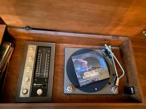 Bradford Solid State Console Record Player Hoosier Auction Group