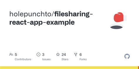 Filesharing React App Examplereadmemd At Main · Holepunchtofilesharing React App Example · Github
