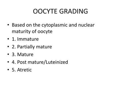Oocyte And Embryo Grading Blastocyst Grading Pptx
