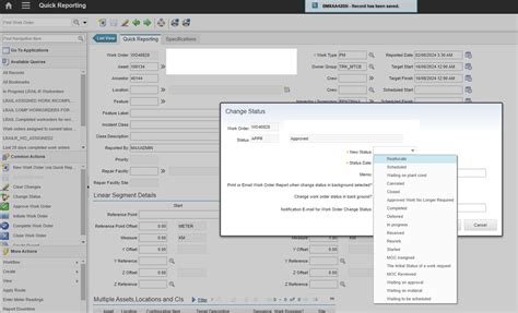 Workorder Status Different Between Quick Reporting And Work Order Tracking Maximo Open Forum