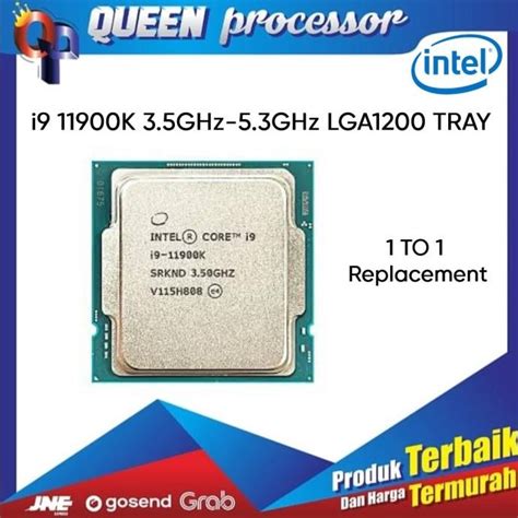 Jual BEBAS ONGKIR INTEL CORE I9 11900K 3 5GHz ROCKET LAKE 8 CORE 16 THREAD LGA1200 TRAY