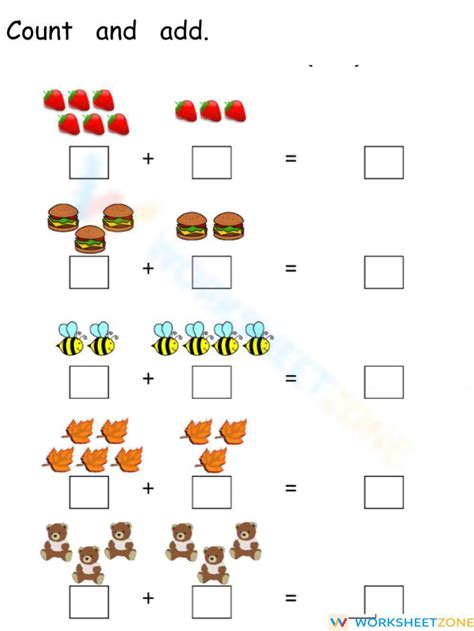 Addition Sums Worksheet