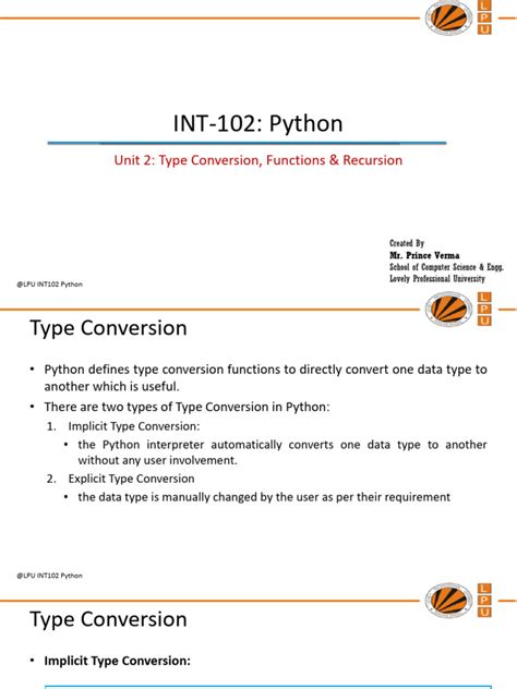 Int102 21 Functions And Recursion Pdf Parameter Computer