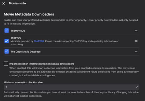 Collections Problem Being Created Even When Turned Off Overwriting Generalwindows Emby