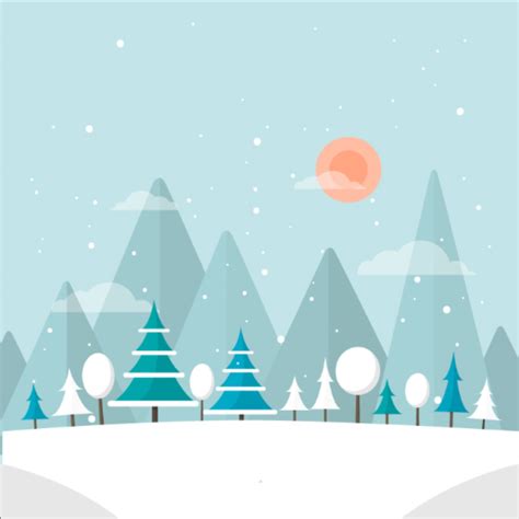 [ai] 일러스트 겨울 배경 이미지 Ai 파일 다운하세요~ 네이버 블로그