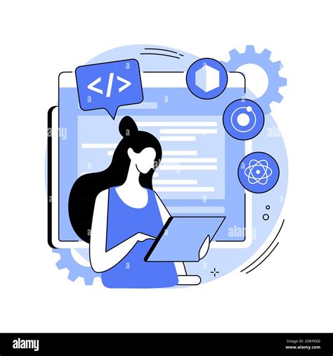 Cross Platform Frameworks Abstract Concept Vector Illustration Stock